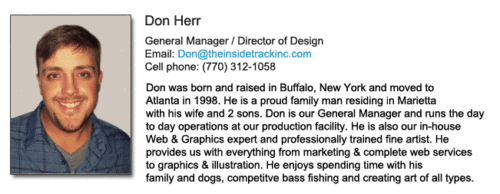 The Inside Track Promotes Monty Daniel and Adds Don Herr to Their ...