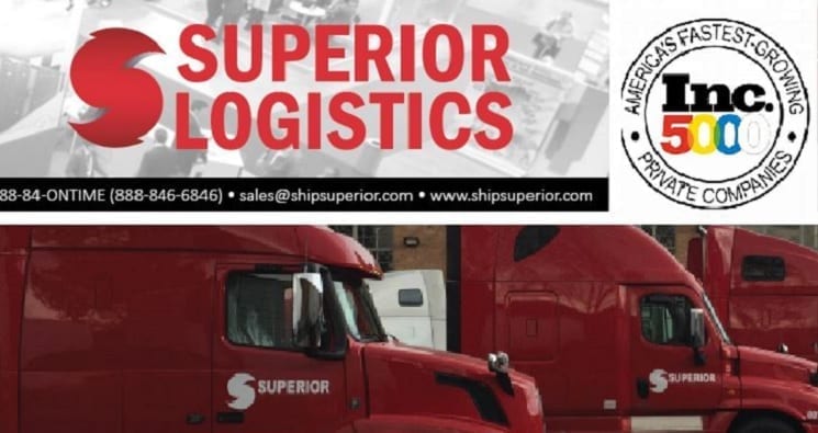 Superior Logistics Ranked 331 in the Inc. Top 5000 » Exhibit City News